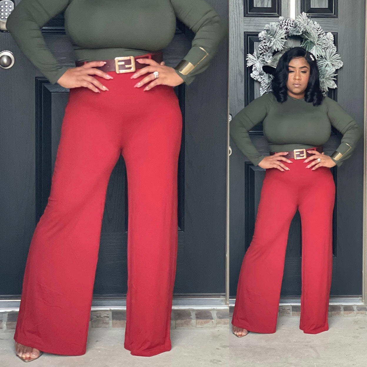 Rust Flare Pants – Definition Her Boutique